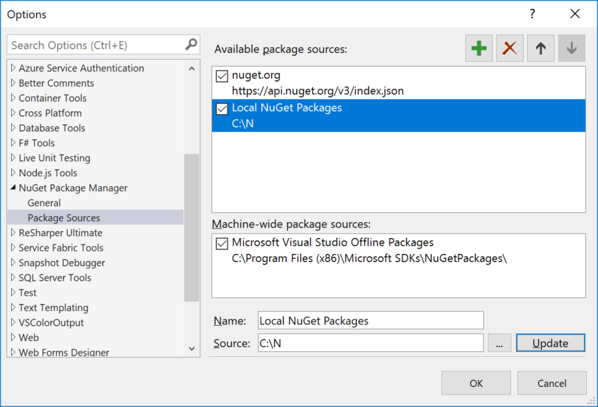 Lokales NuGet Package in Projekt integrieren « tsjdevapps