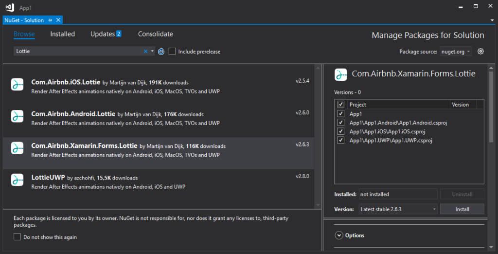 Xamarin.Forms Animationen mit Lottie « tsjdevapps