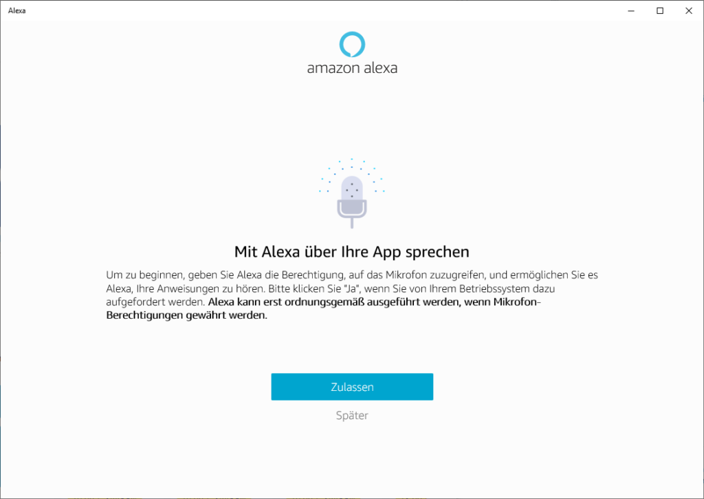 Alexa als App für den Desktop « tsjdevapps