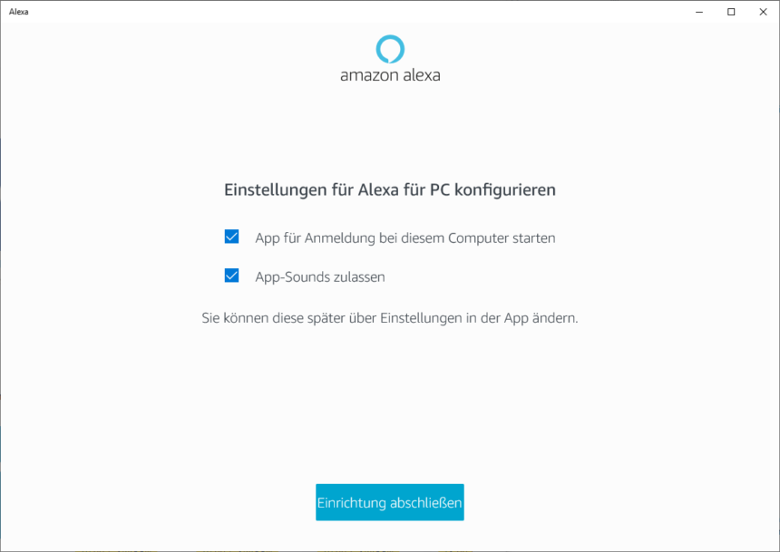 Alexa als App für den Desktop « tsjdevapps