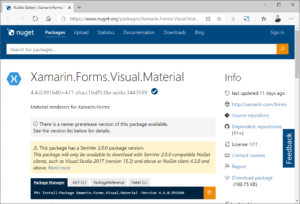Demo: Xamarin.Forms Material Visual › tsjdevapps