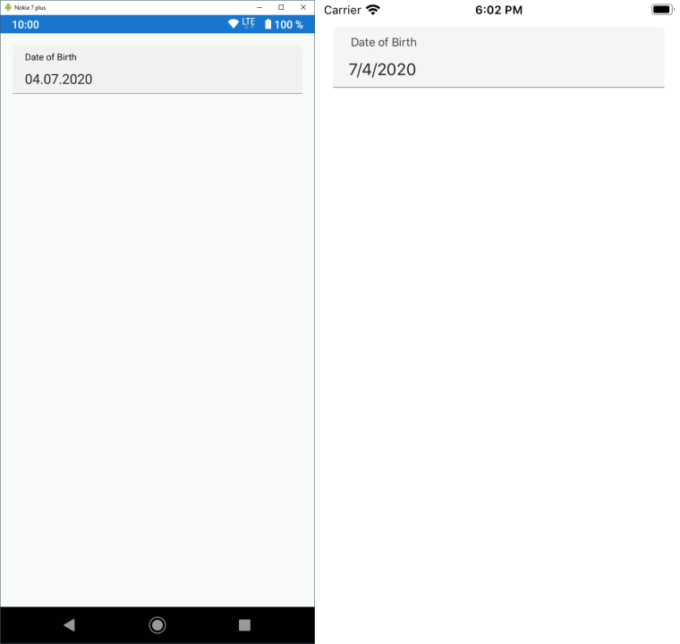 Xamarin.Forms: DatePicker mit Placeholder im Material-Design « tsjdevapps