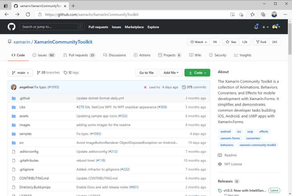 NuGet: Xamarin Community Toolkit « tsjdevapps