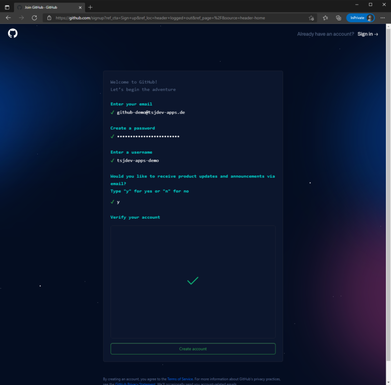 GitHub-Account anlegen und erste Schritte mit Git « tsjdevapps