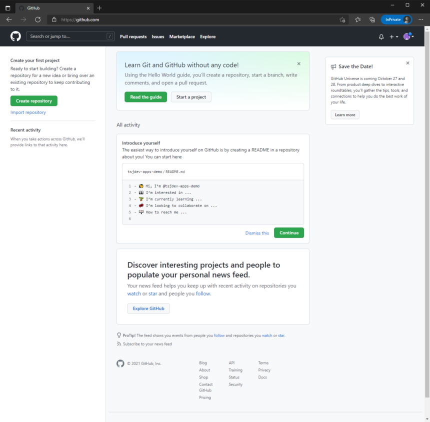 GitHub-Account anlegen und erste Schritte mit Git « tsjdevapps